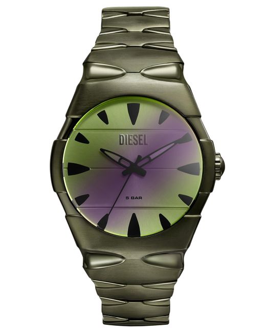 DIESEL D-sruptor Quartz Three-hand Stainless Steel 42mm in Green for ...