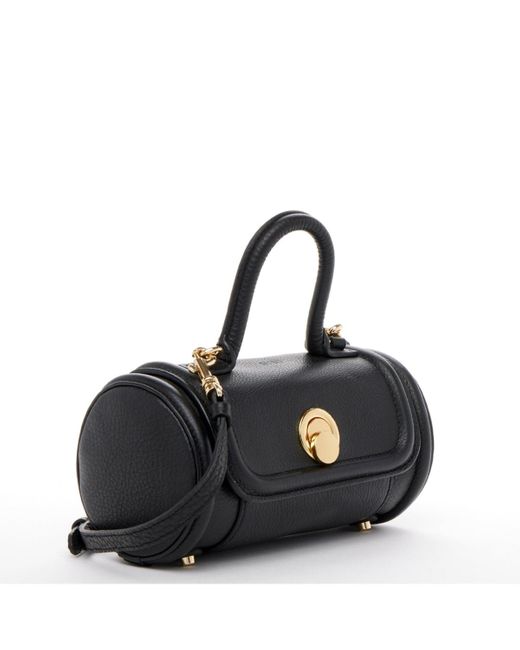 Susu Top Handle Leather Crossbody Bag Convertible Cylinder Shoulder Bag ...
