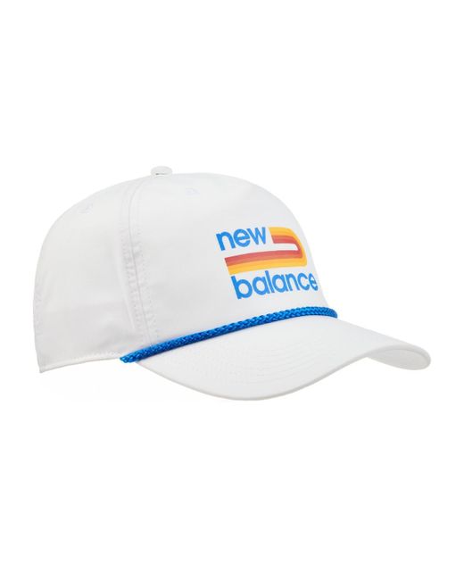 New Balance Dna Logo Grandpa Graphic Hat in White for Men | Lyst
