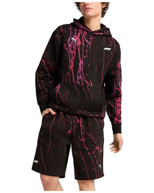 PUMA X F1 Splatter Paint Logo Shorts in Black for Men | Lyst