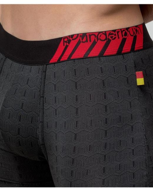Rounderbum Racing Team Padded Boxer Brief in Black for Men | Lyst