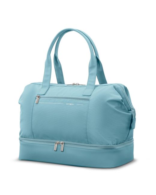 Samsonite Better Than Basics Drop Bottom Weekender Duffel in Blue | Lyst