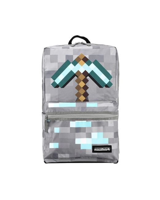 Minecraft Axe Print Backpack in Gray | Lyst