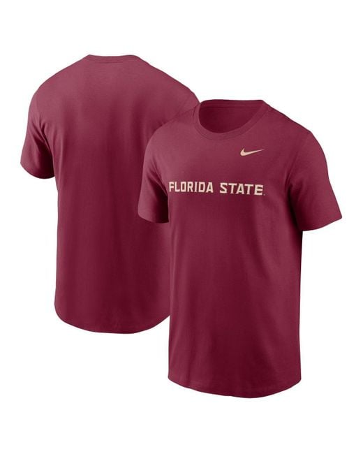Nike Florida State Seminoles Primetime Evergreen Wordmark T-shirt in ...