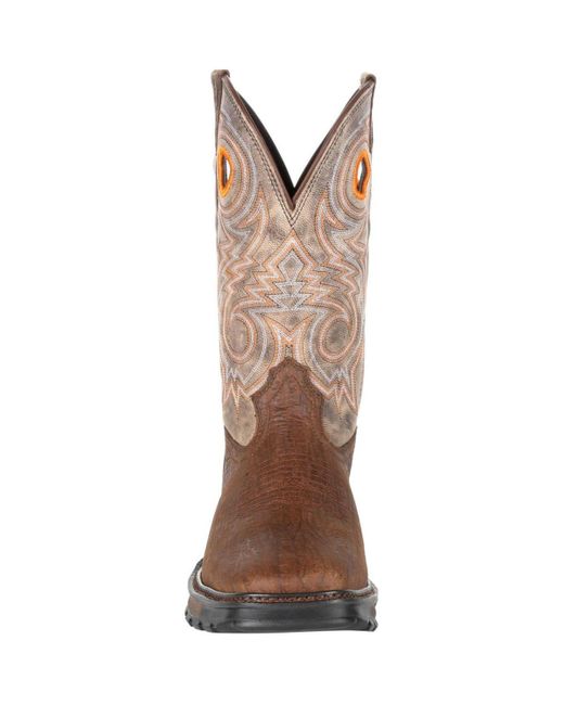 Durango Maverick Xp Composite Toe Western Work Boot in Brown for Men | Lyst