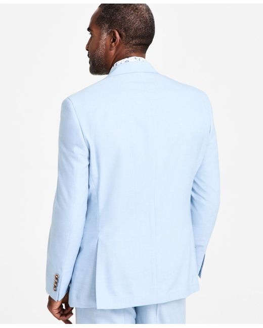 Tayion Collection Regular-fit Suit Jacket in Blue for Men | Lyst