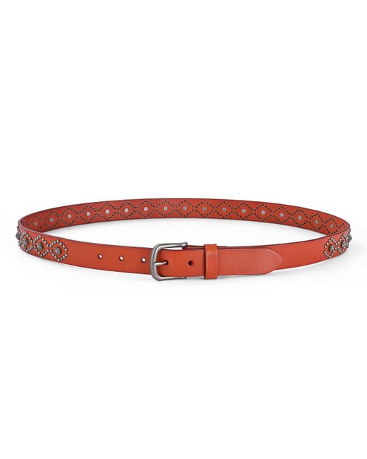 Old Trend Sunburst Leather Belt in Natural | Lyst