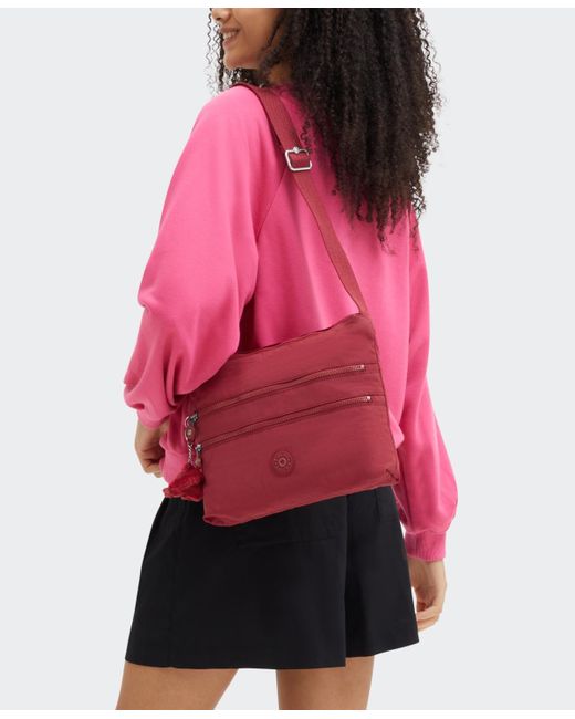 Kipling Alvar Crossbody Bag in Red | Lyst