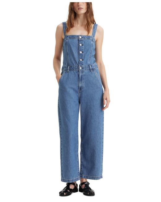 Levi's Drea Denim Jumpsuit in Blue | Lyst