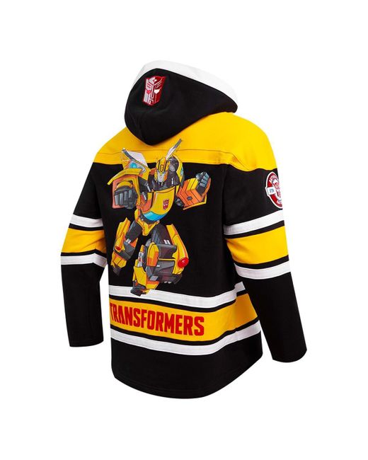 FREEZE MAX Bumblebee Transformers Hockey Pullover Hoodie in Yellow for ...