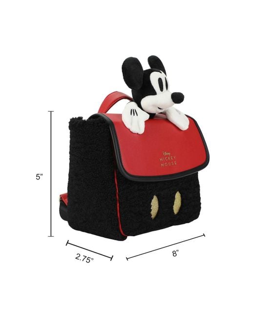Disney Mickey Mouse Peek-a-boo Convertible Mini Backpack in Red | Lyst