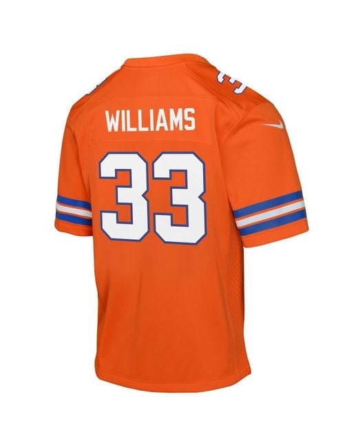 Nike Big Boys And Girls Javonte Williams Denver Broncos Mile High ...