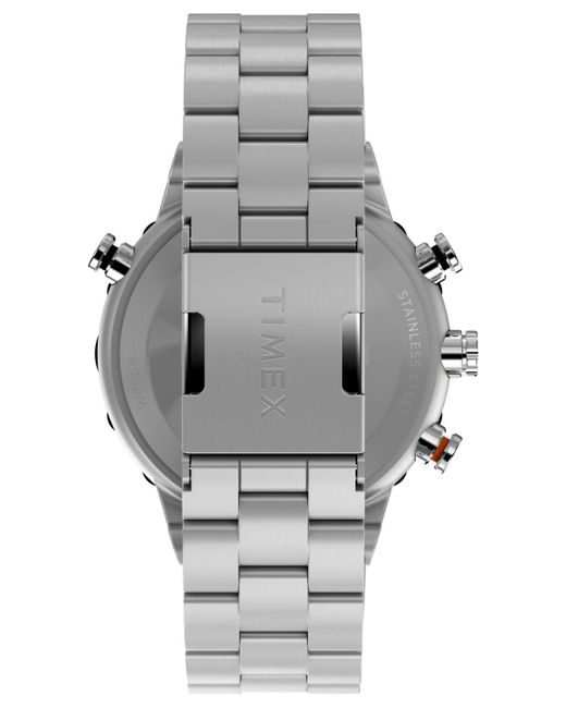 Timex Quartz Analog -tone Stainless Steel Watch in Metallic for Men | Lyst