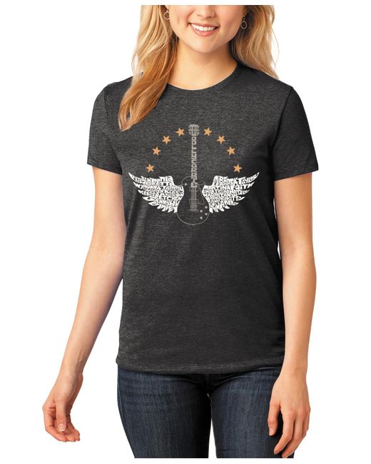 LA Pop Art Premium Blend Word Art Country Female Singers T-shirt in ...