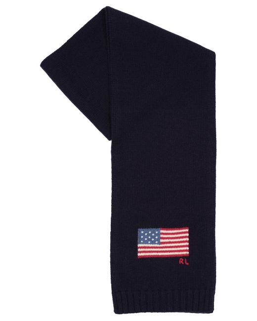 Polo Ralph Lauren Flag Scarf in Blue for Men | Lyst