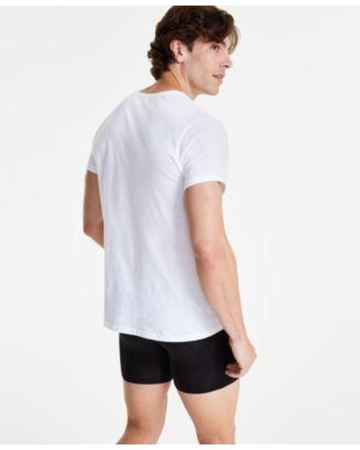 Calvin Klein 5 Pk Cotton Classics Crewneck T Shirts 3 Pk Stretch
