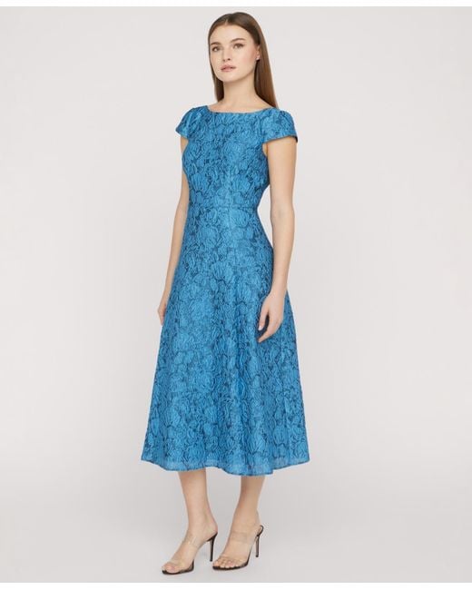 JS Collections Zoey A-line Cocktail Dress in Blue | Lyst