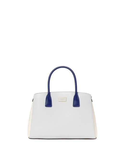 Kate Spade Serena Color Blocked Small Satchel Bag in Blue | Lyst