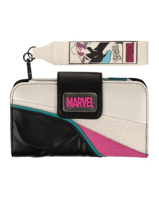 Heroes & Villains Marvel Ghost Spider Crossbody Purse in White | Lyst