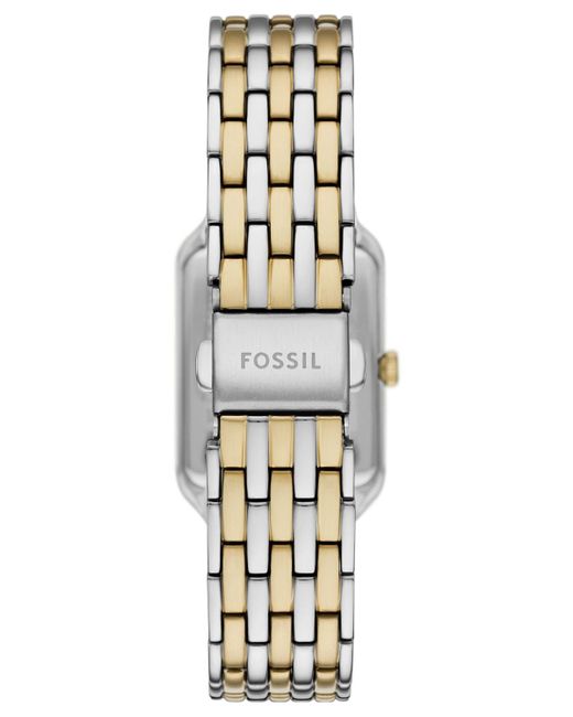 Fossil Raquel Three-hand Date Two-tone Stainless Steel Watch And ...