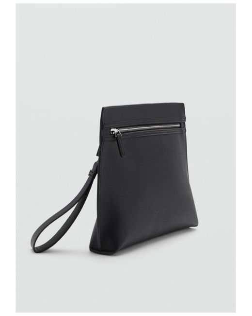 Mango Leather-effect Handbag in Black for Men | Lyst