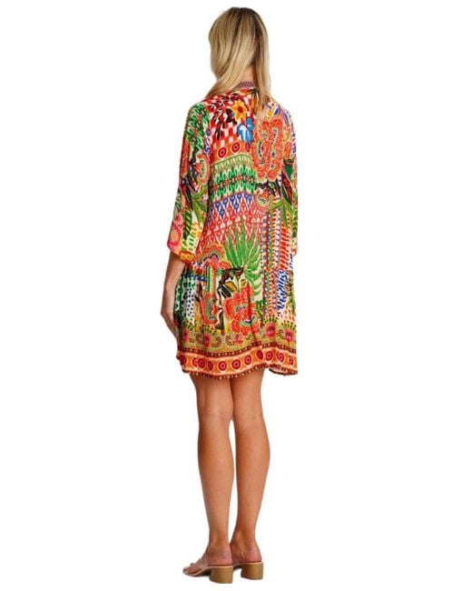 La Moda Clothing Short Asymmetrical Dress in Orange | Lyst