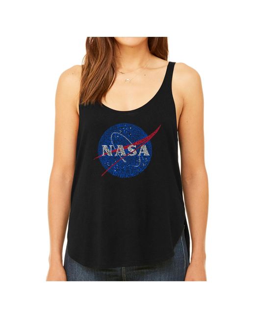LA Pop Art Premium Word Art Flowy Tank Top- Nasa's Most Notable ...