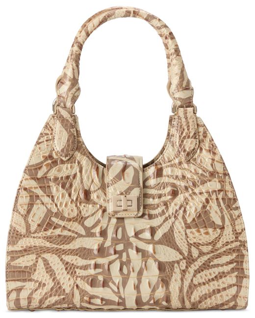 Brahmin Adrian Melbourne Satchel in Brown | Lyst