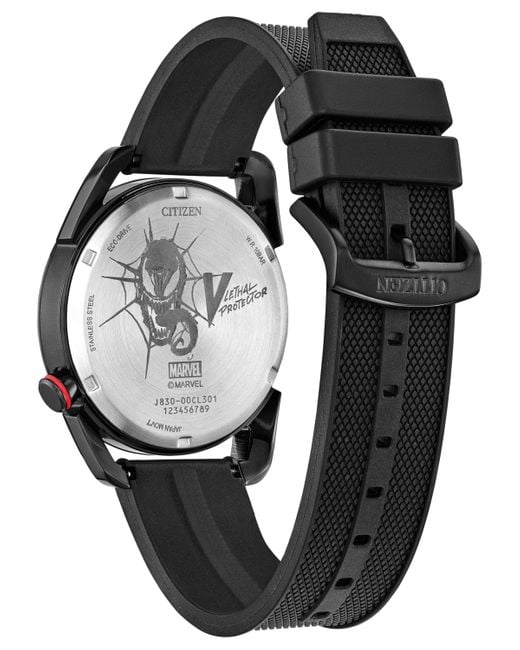 Citizen Eco-drive Marvel Venom Lethal Protector Polyurethane Strap ...