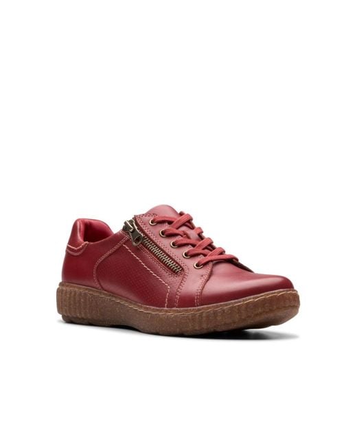 Clarks Collection Caroline Janna Shoes in Red | Lyst