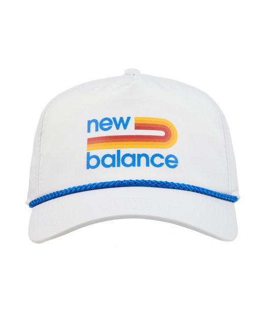 New Balance Dna Logo Grandpa Graphic Hat in White for Men | Lyst