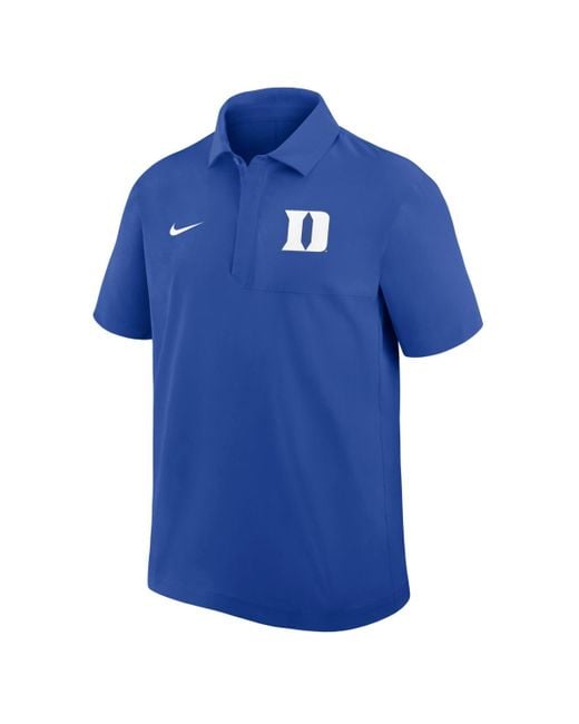 Nike Duke Blue Devils 2025 Coaches Sideline Polo Shirt for Men | Lyst
