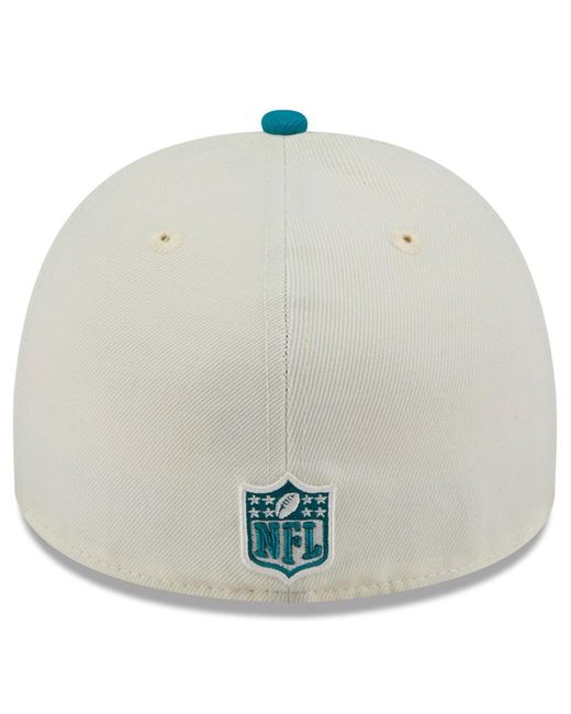 KTZ Cream/teal Jacksonville Jaguars 2025 Nfl Draft A-frame 59fifty ...