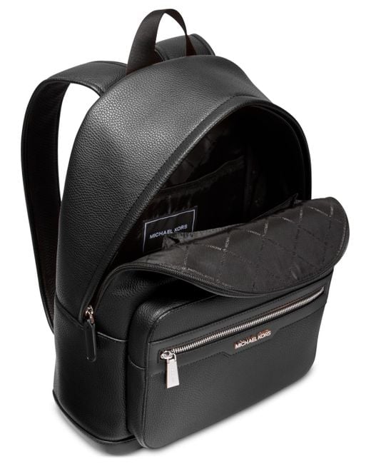 Michael Kors Malone Leather Logo Backpack in Black for Men | Lyst