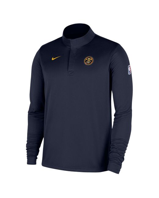 Nike Denver nuggets 2025/26 Authentic Coaches Quarter-zip Dri-fit ...