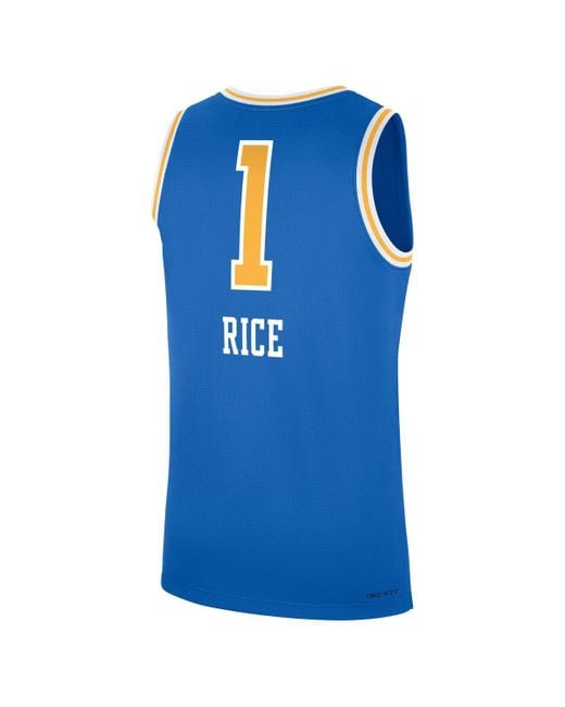 Nike Kiki Rice Ucla Bruins Replica Basketball Jersey in Blue for Men | Lyst