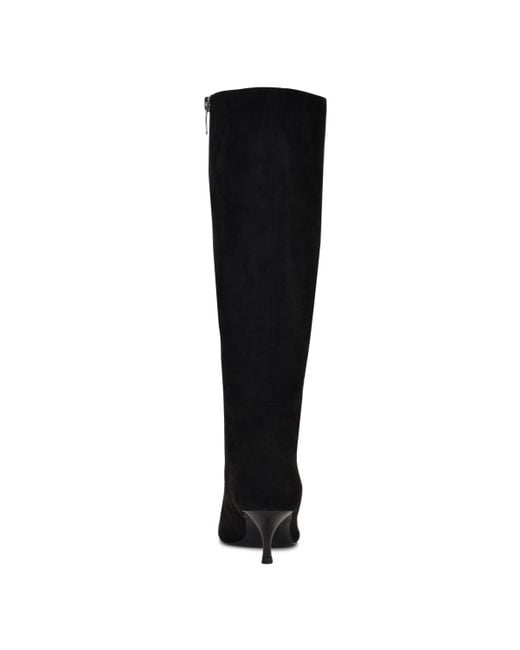 Nine West Havier Tall Kitten Heel Dress Boots Regular Wide Calf in ...