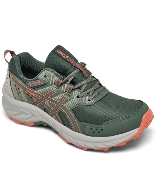Asics Venture 9 Trail Running Sneakers From Finish Line in Green | Lyst
