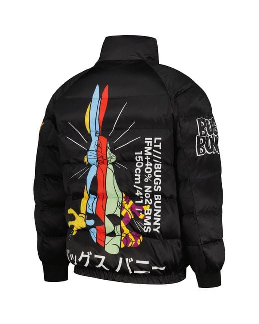 FREEZE MAX Looney Tunes Bugs Bunny Raglan Full-zip Puffer Jacket in ...