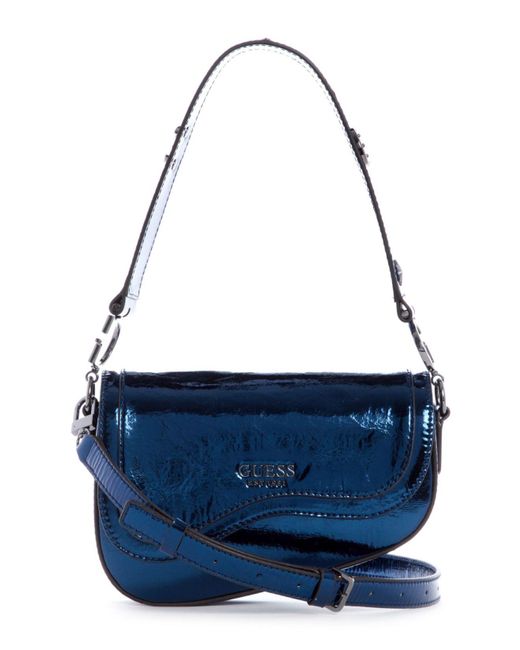 Guess G Dream Flap Shoulder Bag in Midnight (Blue) - Lyst