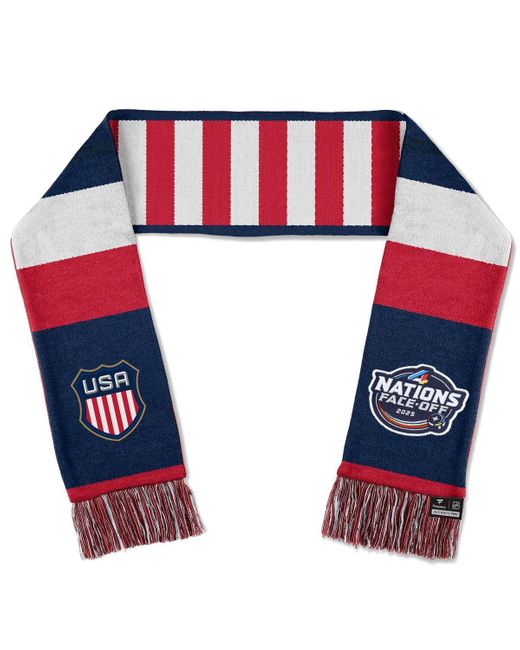 Fanatics Usa 2025 4 Nations Face-off Team Scarf in Red for Men | Lyst