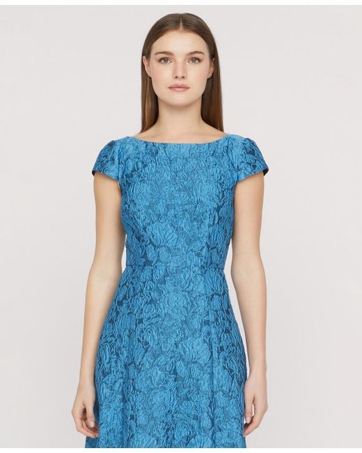 JS Collections Zoey A-line Cocktail Dress in Blue | Lyst