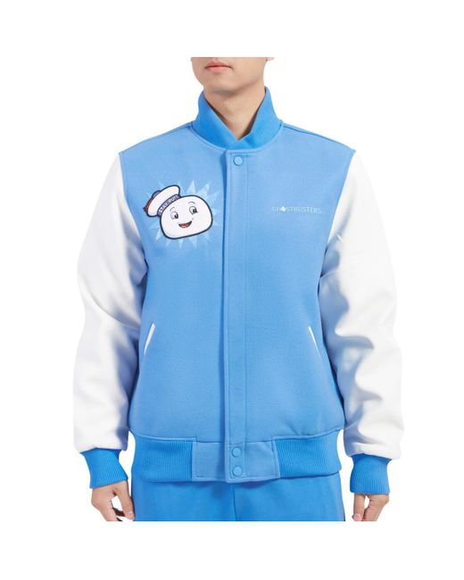 FREEZE MAX Ghostbusters Stay Puft Full-zip Varsity Jacket in Blue for ...