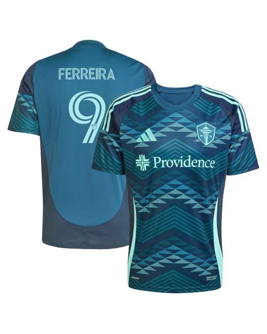 adidas Jesus Ferreira Seattle Sounders Fc 2025 The Salish Sea Kit ...