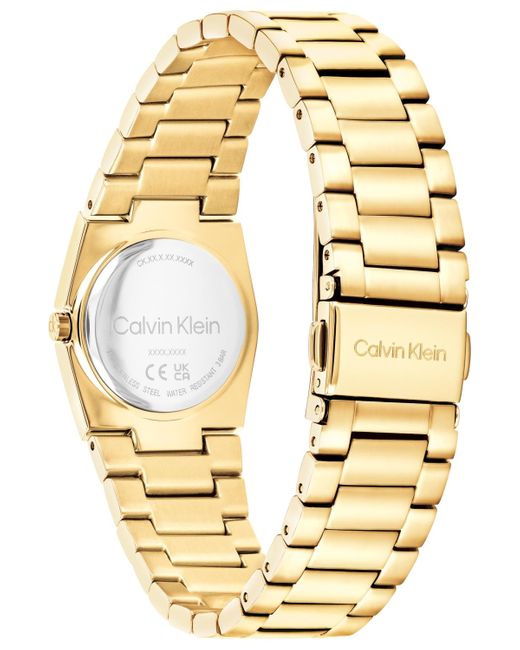 Calvin Klein Ck Unite Tone Stainless Steel Bracelet Watch 26mm in ...