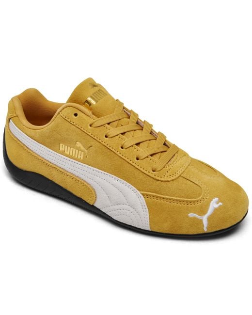 PUMA Speedcat Og Running Sneakers From Finish Line in Yellow | Lyst