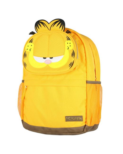 Garfield Backpack 3d Character Orange Tabby Cat School Book Bag in ...