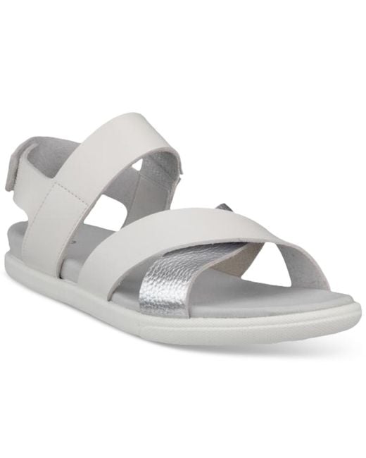 Ecco Samara Sandals in Metallic | Lyst