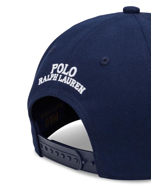 Polo Ralph Lauren Twill High-crown Ball Cap in Blue for Men | Lyst