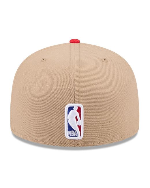 KTZ Tan/red Atlanta Hawks 2024 Nba Draft 59fifty Hat for Men | Lyst